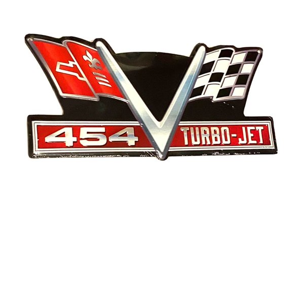 Open Road Brands | Wall Decor | Chevrolet Chevy 454 Turbo Jet Embossed ...